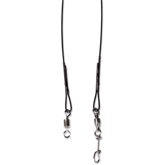 Mustad Wire Leader 49 Strand With Fastach 30cm (3-Pack ...