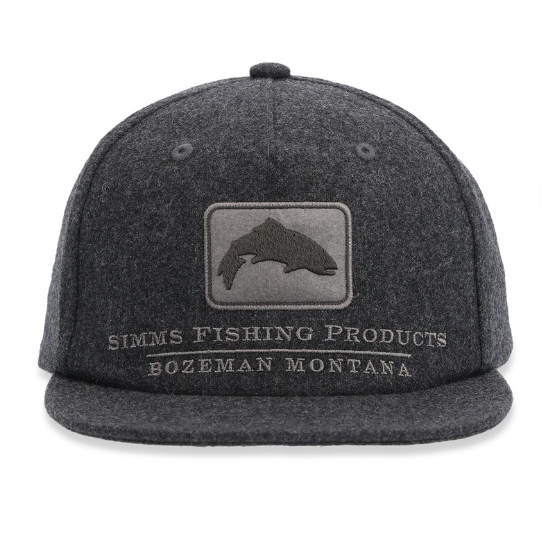 Simms Wool Trout Icon Cap Graphite | Sportfiskeprylar.se