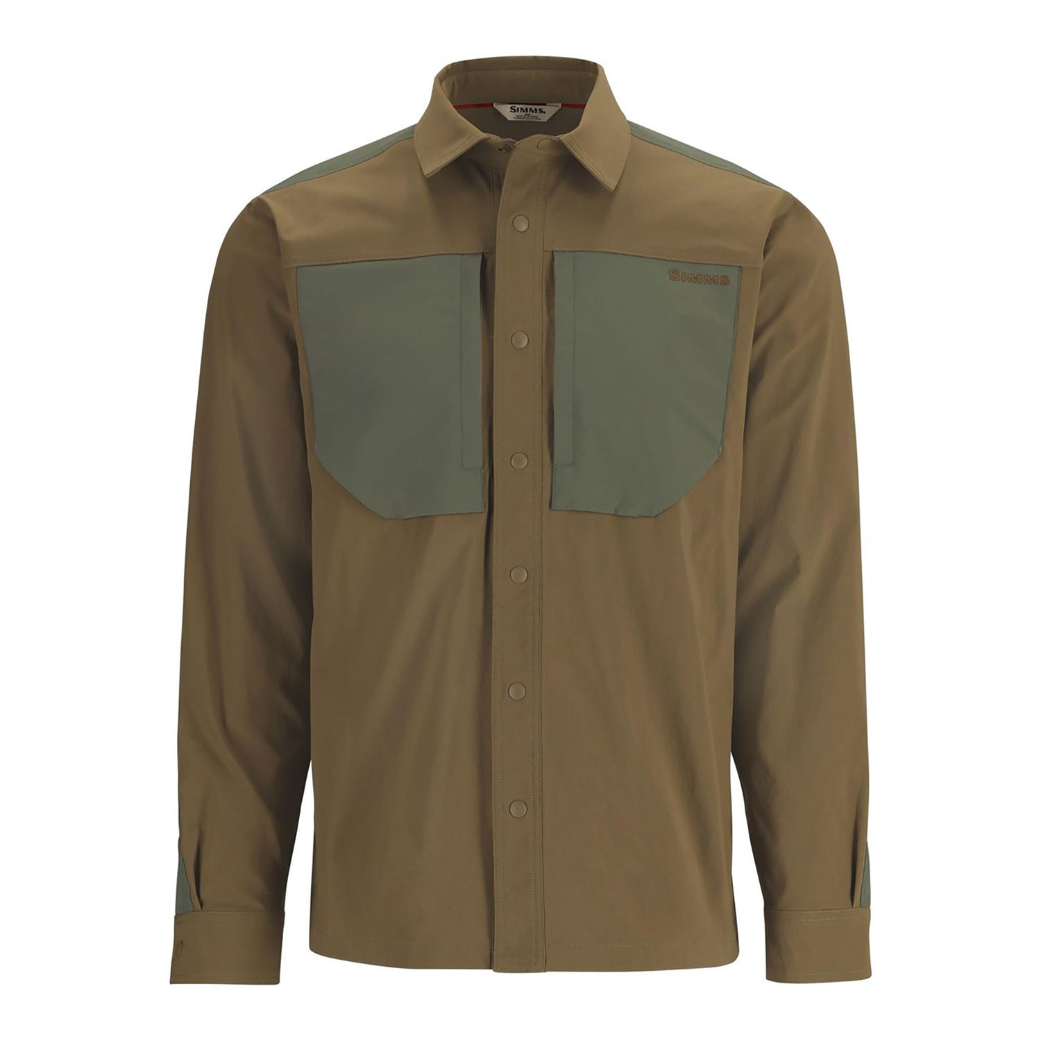 Simms Confluence Shirt Driftwood/Loden | Sportfiskeprylar.se