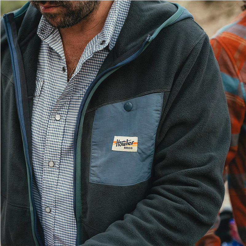 Howler Bro's Free Range Hooded Jacket Antique Black | Sportfiskeprylar.se