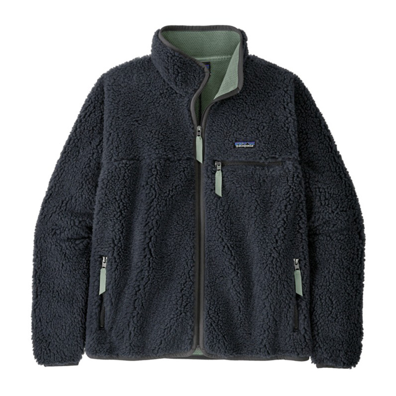 Patagonia Natural Blend Retro Cardigan Ink Black | Sportfiskeprylar.se