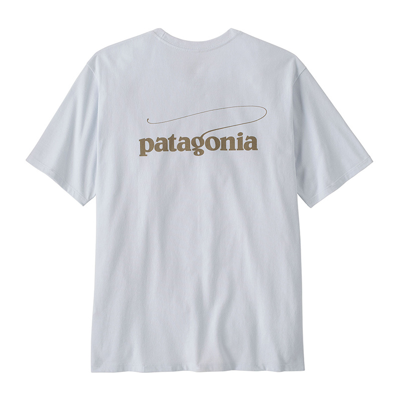 Patagonia M's Casting Logo Responsibili-Tee WHI | Sportfiskeprylar.se