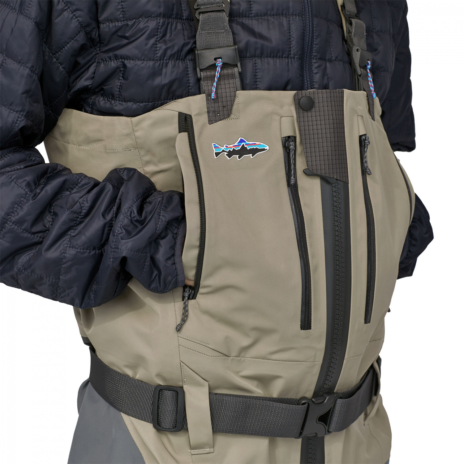 Patagonia M's Swiftcurrent Expedition Zip Front Waders RVGN ...