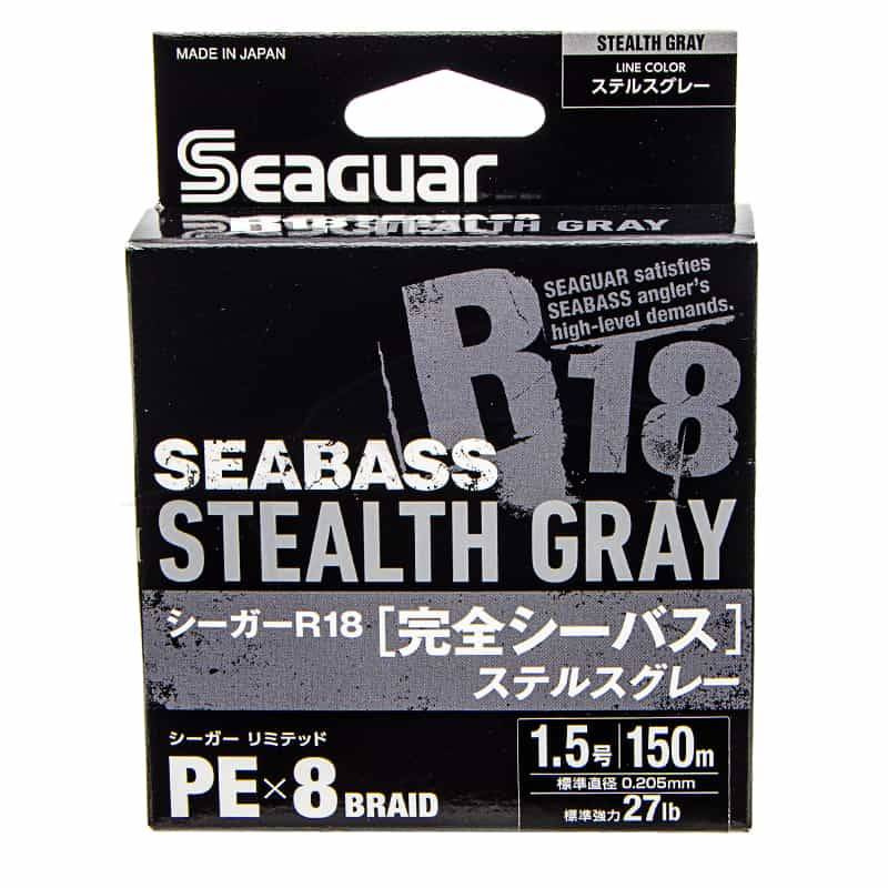 Seaguar R18 Kanzen Seabass 150m Stealth Grey | Sportfiskeprylar.se