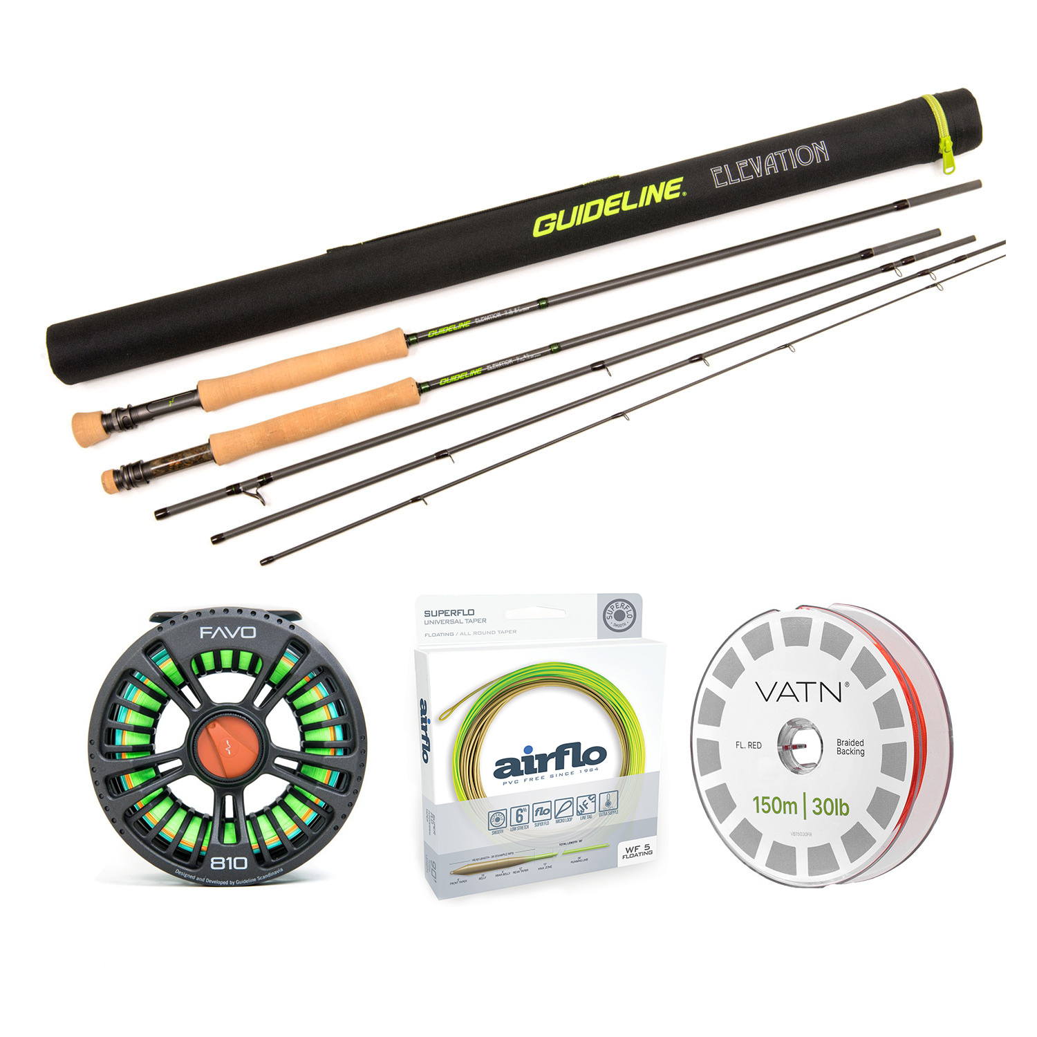 Gudieline Elevation Universal Taper Combo - 9' #6 | Sportfiskeprylar.se