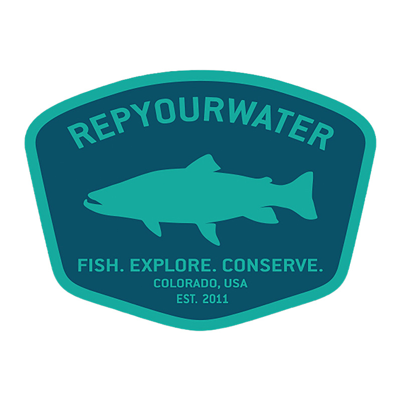 RepYourWater Sticker - Badge | Sportfiskeprylar.se