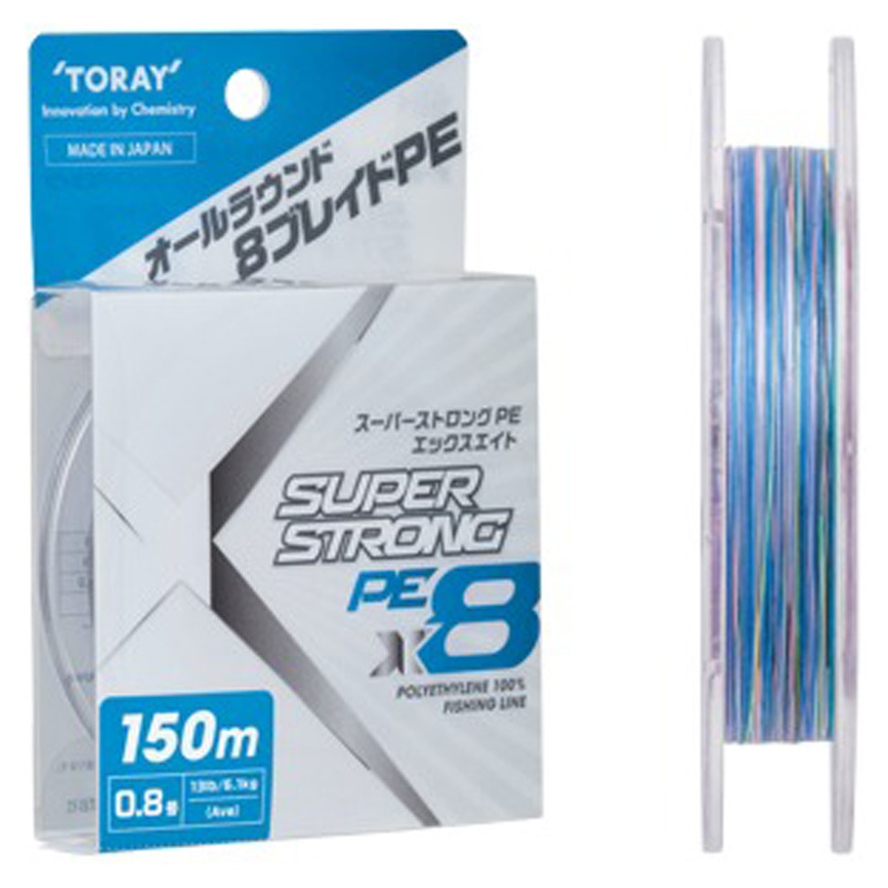 Toray Super Strong Pe X8 150m | Sportfiskeprylar.se